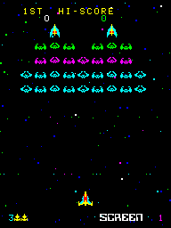 Screenshot of Cosmic Alien (Arcade, 1980) - MobyGames