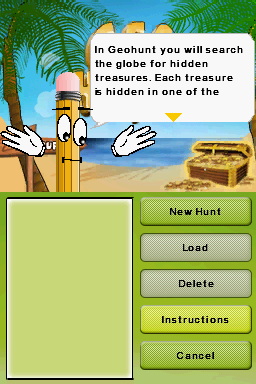 Screenshot of Learn Geography: For Grades 2-8 (Nintendo DS, 2009 ...