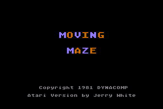 Moving Maze (1981) - MobyGames