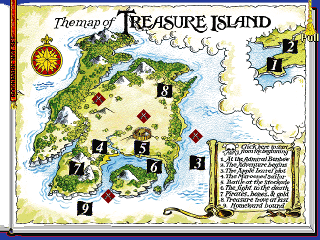 Screenshot of Treasure Island (Windows 3.x, 1995) - MobyGames