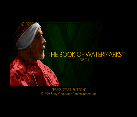 Screenshot of The Book of Watermarks (PlayStation, 1999) - MobyGames