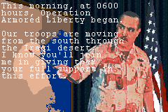 Screenshot of Operation Armored Liberty (Game Boy Advance, 2003 ...