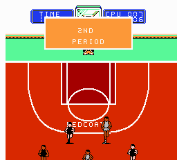 Screenshot of All-Pro Basketball (NES, 1989) - MobyGames