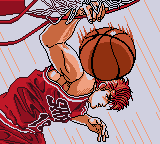 Screenshot of Slam Dunk 2: Zenkoku e no Tip Off (Game Boy, 1995) - MobyGames