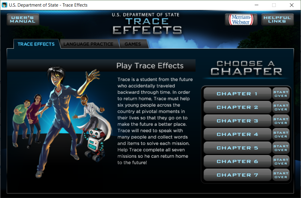 Trace Effects screenshots - MobyGames