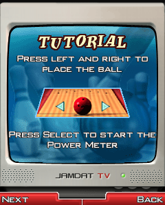 Screenshot of JAMDAT Bowling 3D (J2ME, 2005) - MobyGames