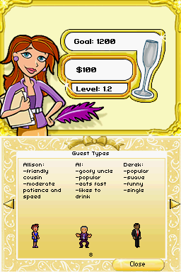 Screenshot of Wedding Dash (Nintendo DS, 2009) - MobyGames