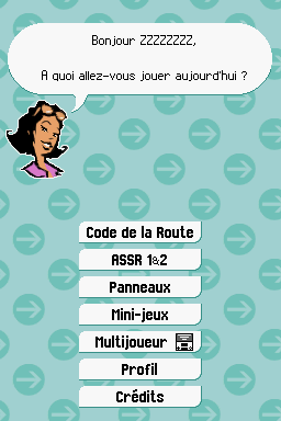 Screenshot of Code de la route: Édition 2008 (Nintendo DS, 2007 ...