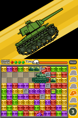 Screenshot of Squishy Tank (Nintendo DS, 2008) - MobyGames