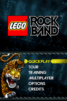 Screenshot of LEGO Rock Band (Nintendo DS, 2009) - MobyGames