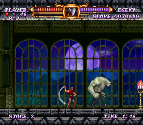 Screenshot of Castlevania: The Adventure - ReBirth (Wii, 2009) - MobyGames