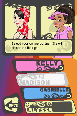 Screenshot of Diva Girls: Diva Dancers (Nintendo DS, 2009) - MobyGames