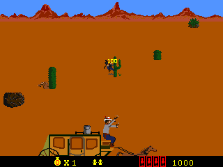 Screenshot of Cheyenne (Arcade, 1984) - MobyGames