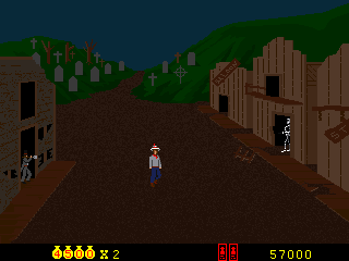 Screenshot of Cheyenne (Arcade, 1984) - MobyGames