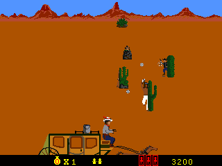 Screenshot of Cheyenne (Arcade, 1984) - MobyGames