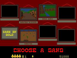 Screenshot of Cheyenne (Arcade, 1984) - MobyGames