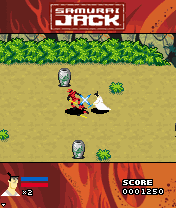 Screenshot of Samurai Jack: Samurai Showdown (J2ME, 2003) - MobyGames
