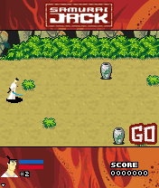 Screenshot of Samurai Jack: Samurai Showdown (J2ME, 2003) - MobyGames
