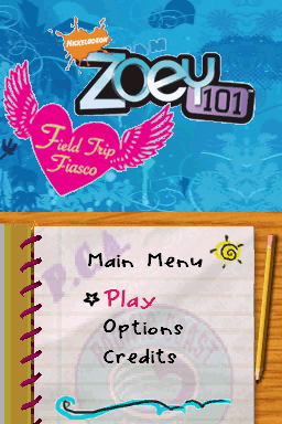 Screenshot of Zoey 101: Field Trip Fiasco (Nintendo DS, 2007) - MobyGames