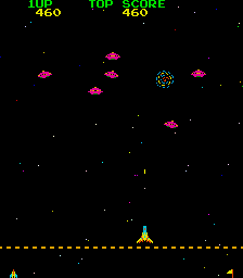 Screenshot of UniWar S (Arcade, 1980) - MobyGames