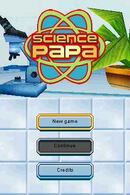 Screenshot of Science Papa (Nintendo DS, 2009) - MobyGames