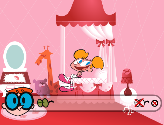 Screenshot of Dexter's Laboratory: Runaway Robot (Browser, 2002 ...