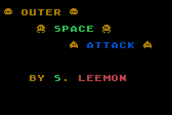Outer Space Attack (1982) - MobyGames
