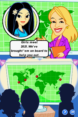 Screenshot of The Aly & AJ Adventure (Nintendo DS, 2007) - MobyGames