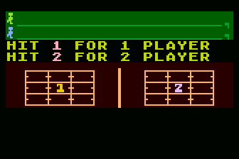 Screenshot of Marathon (Atari 8-bit, 1982) - MobyGames