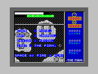Screenshot of Combat Zone (ZX Spectrum, 1987) - MobyGames