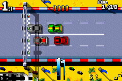 Screenshot of Demon Driver: Time to Burn Rubber! (Game Boy Advance ...