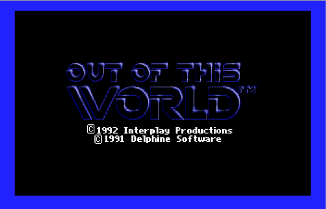 Screenshot of Out of This World (Apple IIgs, 1991) - MobyGames