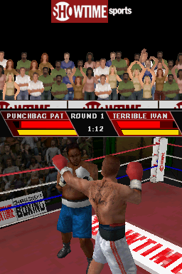 Screenshot of Showtime Championship Boxing (Nintendo DS, 2007) - MobyGames