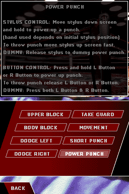 Screenshot of Showtime Championship Boxing (Nintendo DS, 2007) - MobyGames