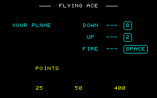 Screenshot of Flying Ace (PC-88, 1983) - MobyGames