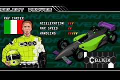 Screenshot of Driven (Game Boy Advance, 2001) - MobyGames