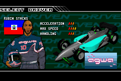 Screenshot of Driven (Game Boy Advance, 2001) - MobyGames