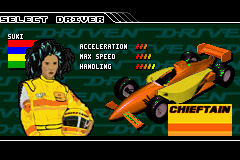 Screenshot of Driven (Game Boy Advance, 2001) - MobyGames