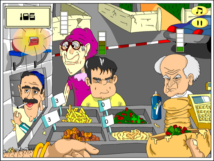 Screenshot of Falafel King (Browser, 2002) - MobyGames