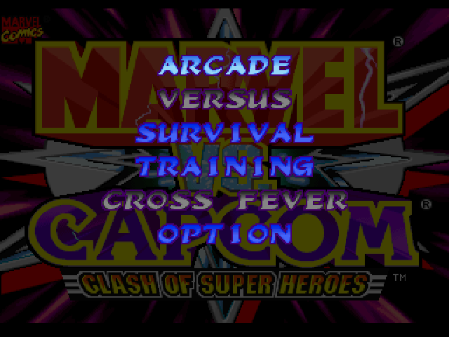 Screenshot of Marvel vs. Capcom: Clash of Super Heroes (Dreamcast, 1998 ...