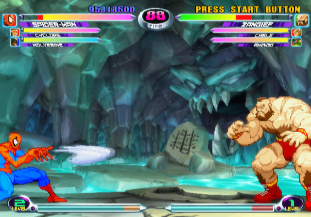 Screenshot of Marvel Vs. Capcom 2: New Age Of Heroes (PlayStation 2 ...