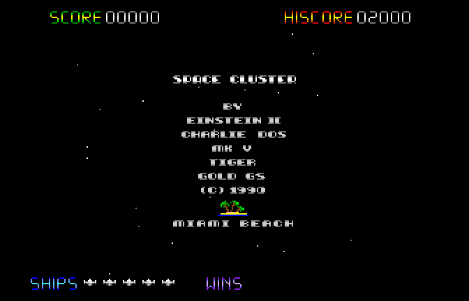 Screenshot of Space Clusters (Apple IIgs, 1990) - MobyGames