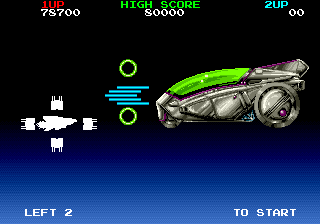 Screenshot of Megablast (Arcade, 1989) - MobyGames