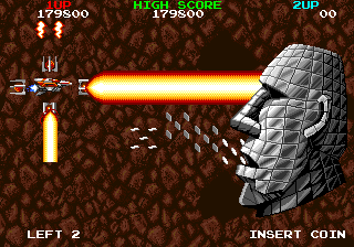 Screenshot of Megablast (Arcade, 1989) - MobyGames