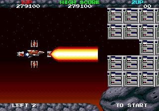 Screenshot of Megablast (Arcade, 1989) - MobyGames