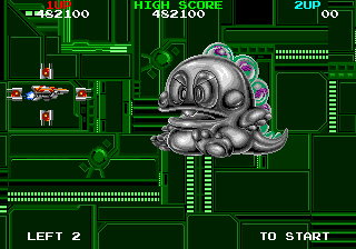 Screenshot of Megablast (Arcade, 1989) - MobyGames