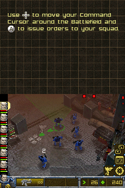 Screenshot of Warhammer 40,000: Squad Command (Nintendo DS, 2007) - MobyGames