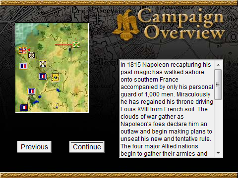 Screenshot of Napoleon: Interactive Battle Simulator (Browser, 2000 ...
