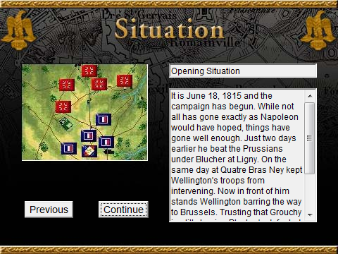 Screenshot of Napoleon: Interactive Battle Simulator (Browser, 2000 ...
