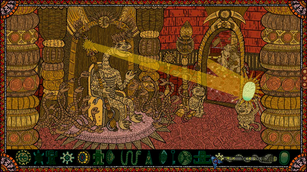 Screenshot of The Queen of Snakes (Browser, 2013) - MobyGames